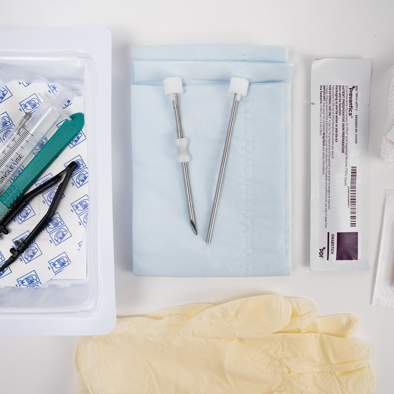 Pellet Insertion Kits with Medium Gloves | Trocar Supplies